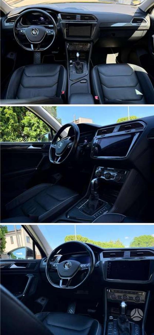 Black Volkswagen Tiguan 2019 in Kaunas, with an engine capacity of 2.00 L and mileage of 181 thousand km for 18500 €, photo 2 on AUTOMOTO.COM.LV