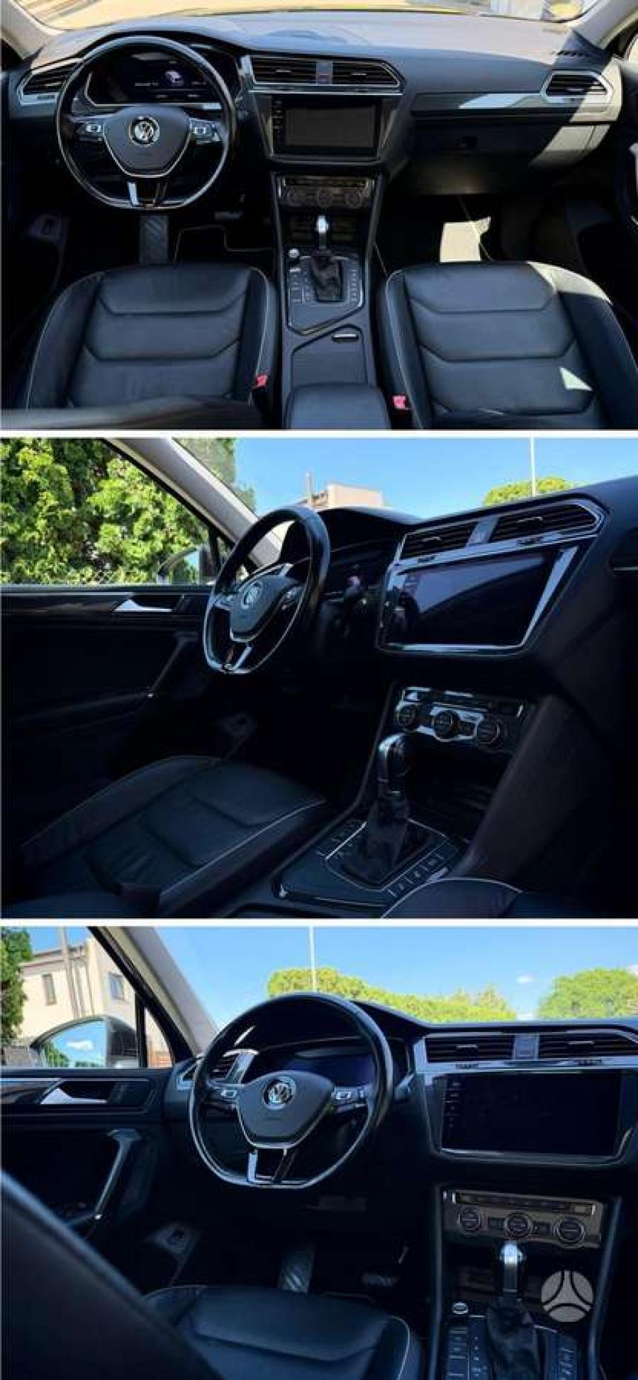 Melns Volkswagen Tiguan 2019 Kauņa, ar dzinēja tilpumu 2.00 L un nobraukumu 181 tūkst. km par 18500 €, foto 3 vietnē AUTOMOTO.COM.LV