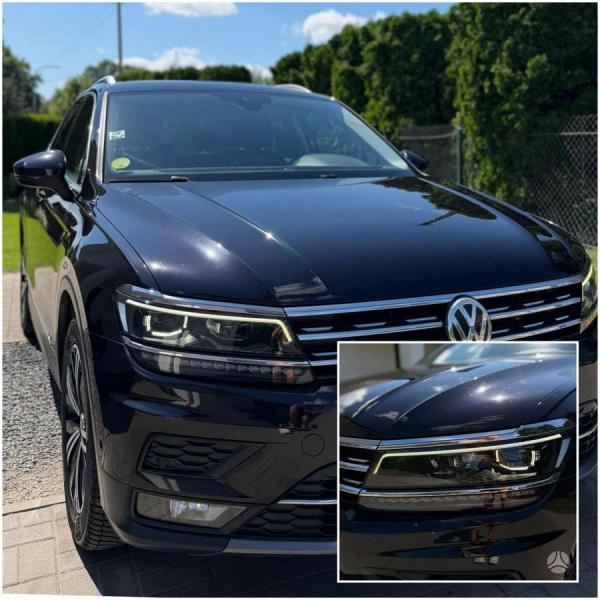 Black Volkswagen Tiguan 2019 in Kaunas, with an engine capacity of 2.00 L and mileage of 181 thousand km for 18500 €, photo 3 on AUTOMOTO.COM.LV