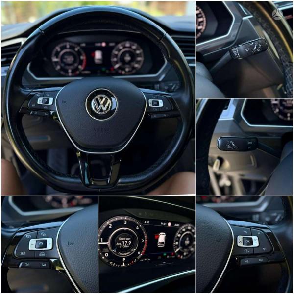 Black Volkswagen Tiguan 2019 in Kaunas, with an engine capacity of 2.00 L and mileage of 181 thousand km for 18500 €, photo 5 on AUTOMOTO.COM.LV