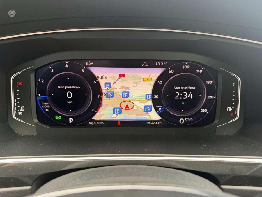 Melns Volkswagen Tiguan 2019 Kauņa, ar dzinēja tilpumu 1.50 L un nobraukumu 185 tūkst. km par 17900 €, foto 14 vietnē AUTOMOTO.COM.LV