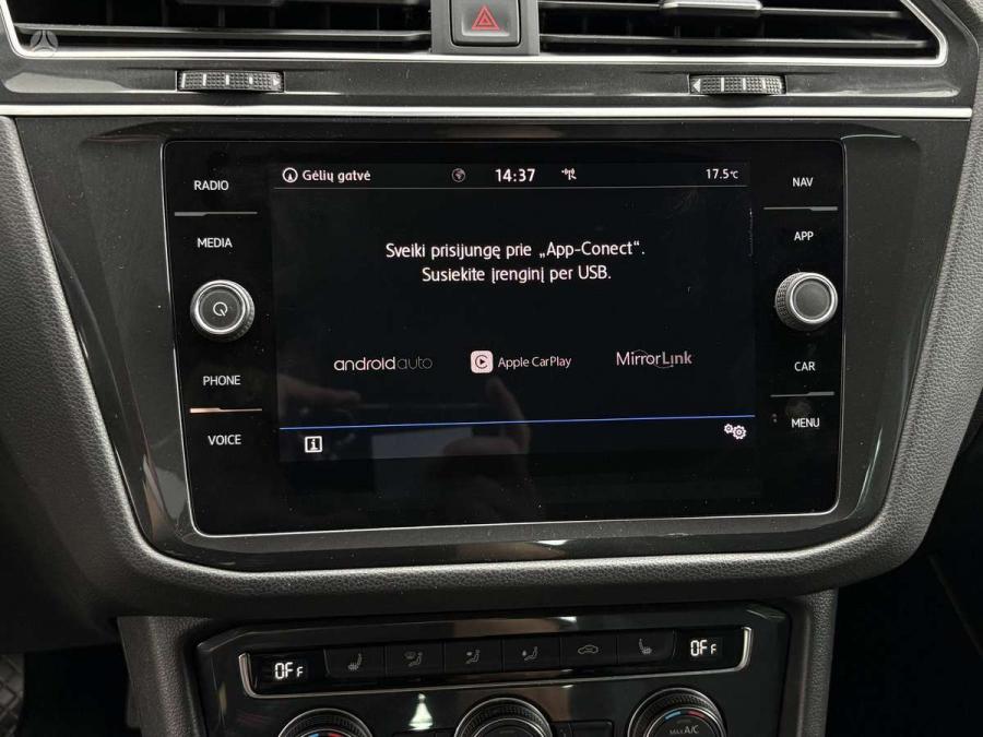 Melns Volkswagen Tiguan 2019 Kauņa, ar dzinēja tilpumu 1.97 L un nobraukumu 207 tūkst. km par 14250 €, foto 30 vietnē AUTOMOTO.COM.LV