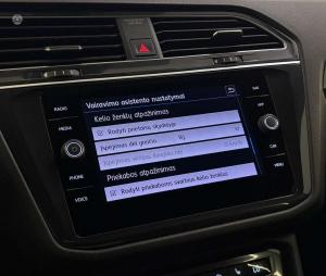 Black Volkswagen Tiguan 2019 in Marijampole, with an engine capacity of 1.97 L and mileage of 271 thousand km for 18750 €, photo 12 on AUTOMOTO.COM.LV