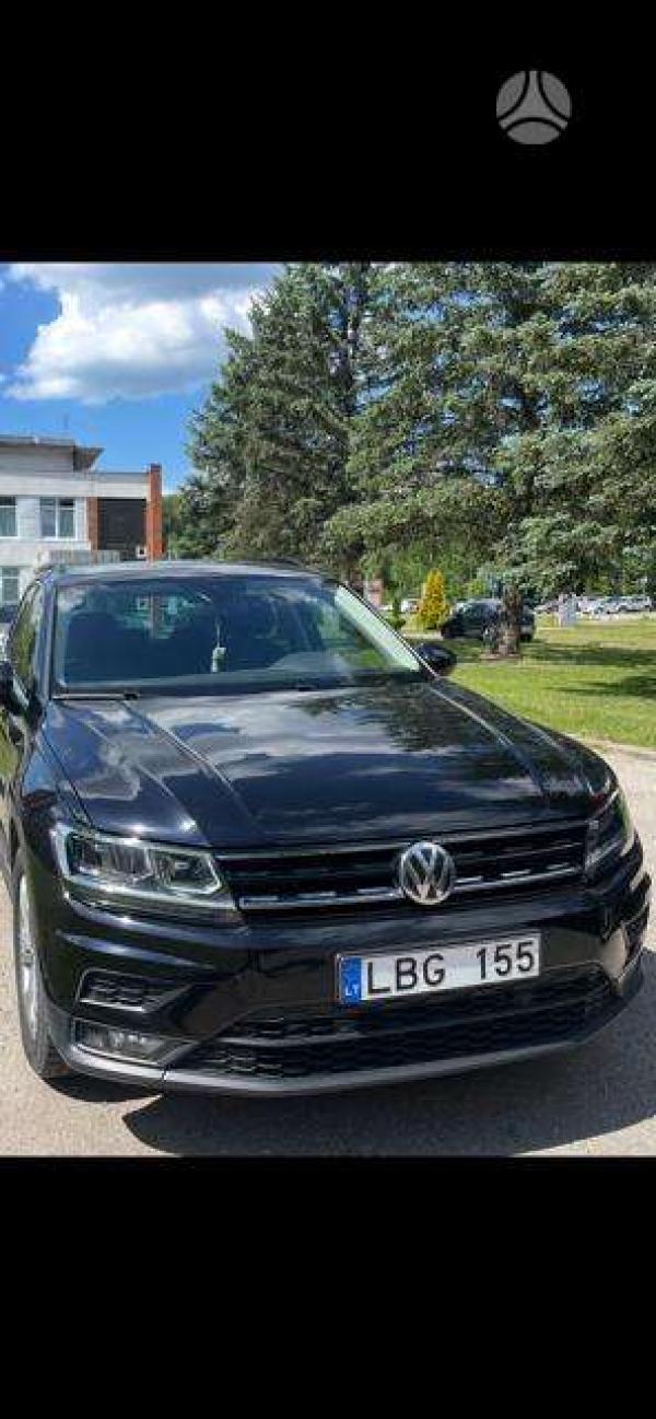 Melns Volkswagen Tiguan 2019 Kauņa, ar dzinēja tilpumu 1.97 L un nobraukumu 125 tūkst. km par 20555 €, foto  vietnē AUTOMOTO.COM.LV