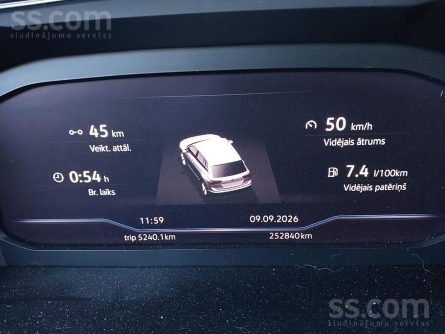 Black Volkswagen Tiguan 2019 in Dobele, with an engine capacity of 2.00 L and mileage of 255 thousand km for 17900 €, photo 19 on AUTOMOTO.COM.LV