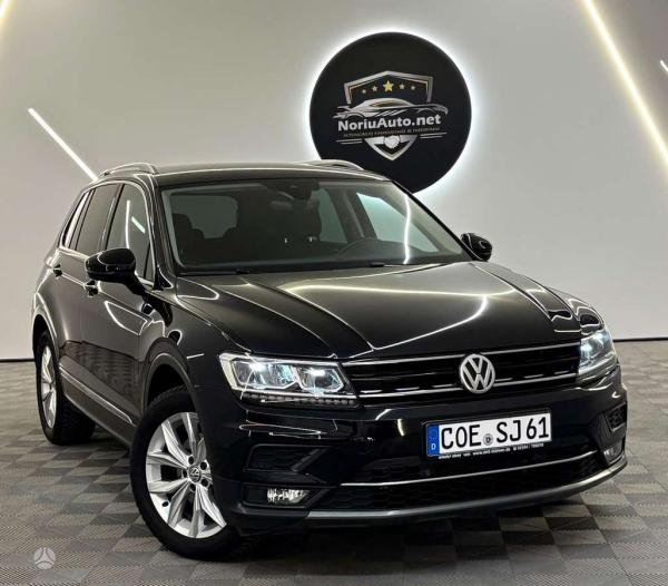 Black Volkswagen Tiguan 2019 in Marijampole, with an engine capacity of 1.97 L and mileage of 107 thousand km for 19999 €, photo 1 on AUTOMOTO.COM.LV