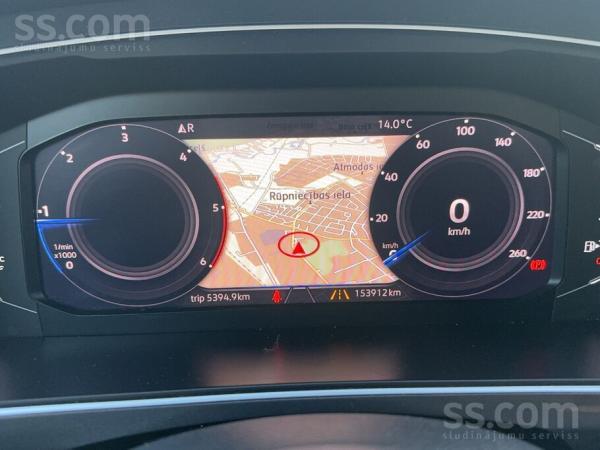 Black Volkswagen Tiguan 2019 in Dobele, with an engine capacity of 2.00 L and mileage of 162 thousand km for 16200 €, photo 11 on AUTOMOTO.COM.LV
