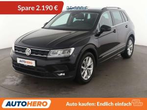 Melns Volkswagen Tiguan 2020 Kauņa, ar dzinēja tilpumu 1.50 L un nobraukumu 64 tūkst. km par 25603 €, foto  vietnē AUTOMOTO.COM.LV