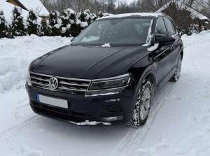 Black Volkswagen Tiguan 2020 in Vilnius, with an engine capacity of 1.97 L and mileage of 76 thousand km for 19500 €, photo  on AUTOMOTO.COM.LV