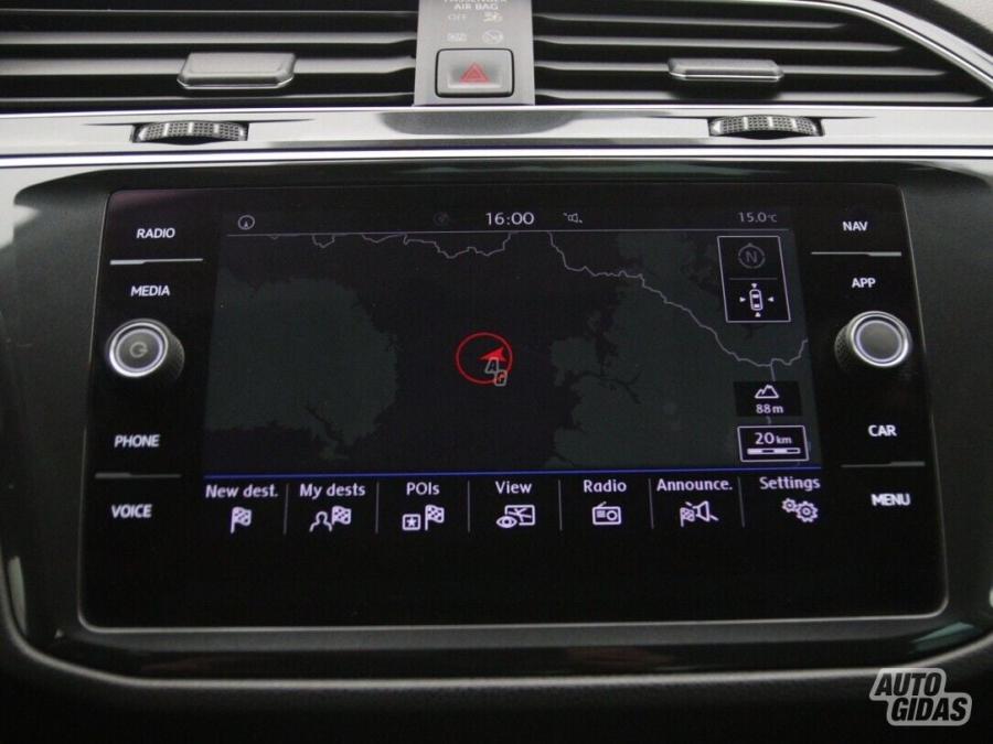 Черный Фольксваген Тигуан 2020 в Вильнюс, объемом двигателя 2.00 л и пробегом 183 тыс. км за 19699 €, фото 24 на AUTOMOTO.COM.LV