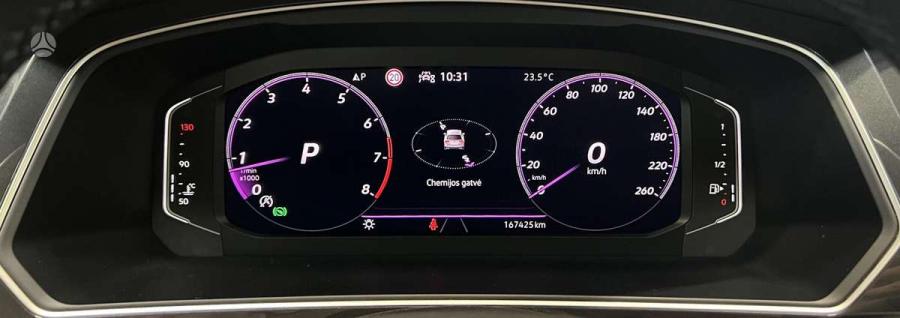 Black Volkswagen Tiguan 2020 in Kaunas, with an engine capacity of 1.50 L and mileage of 167 thousand km for 24700 €, photo 6 on AUTOMOTO.COM.LV