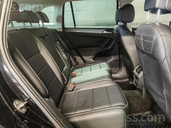 Black Volkswagen Tiguan 2020 in Jurmala, with an engine capacity of 1.50 L and mileage of 135 thousand km for 19900 €, photo 6 on AUTOMOTO.COM.LV