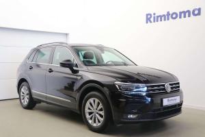 Black Volkswagen Tiguan 2020 in Vilnius, with an engine capacity of 1.50 L and mileage of 118 thousand km for 19490 €, photo  on AUTOMOTO.COM.LV