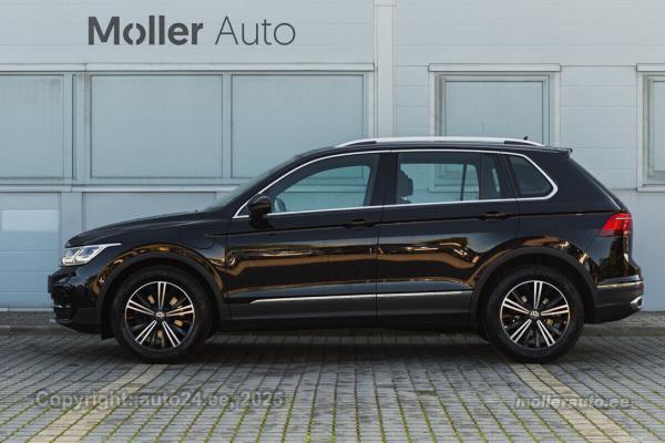 Black Volkswagen Tiguan 2021 in Ventspils, with an engine capacity of 0.00 L and mileage of 107 thousand km for 25876 €, photo 2 on AUTOMOTO.COM.LV