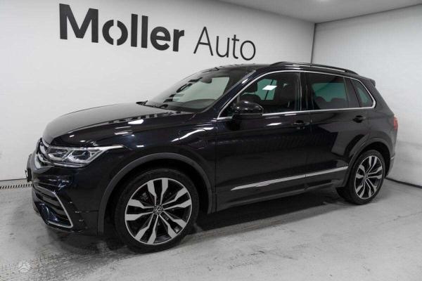 Black Volkswagen Tiguan 2021 in Vilnius, with an engine capacity of 1.40 L and mileage of 97 thousand km for 28650 €, photo 2 on AUTOMOTO.COM.LV
