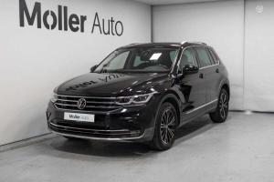 Black Volkswagen Tiguan 2021 in Vilnius, with an engine capacity of 1.40 L and mileage of 101 thousand km for 28050 €, photo  on AUTOMOTO.COM.LV