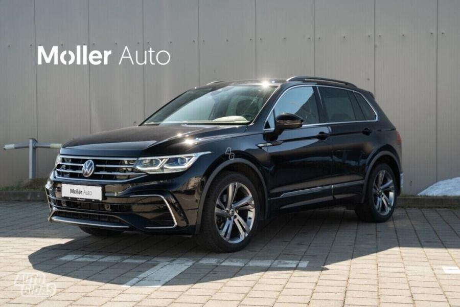 Black Volkswagen Tiguan 2021 in Vilnius, with an engine capacity of 1.50 L and mileage of 51 thousand km for 27750 €, photo 1 on AUTOMOTO.COM.LV