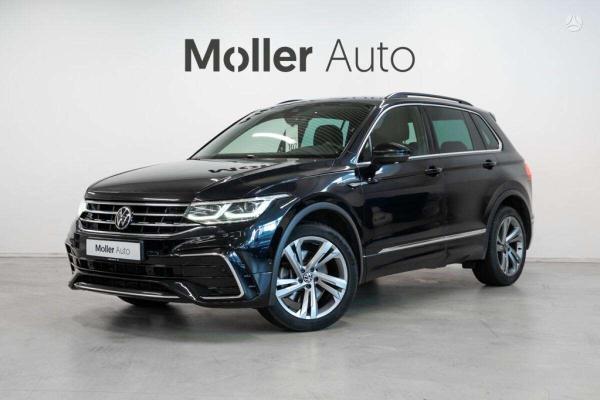 Black Volkswagen Tiguan 2021 in Vilnius, with an engine capacity of 2.00 L and mileage of 133 thousand km for 28900 €, photo 1 on AUTOMOTO.COM.LV
