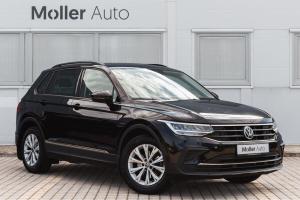 Black Volkswagen Tiguan 2021 in Ventspils, with an engine capacity of 1.50 L and mileage of 69 thousand km for 23900 €, photo 8 on AUTOMOTO.COM.LV