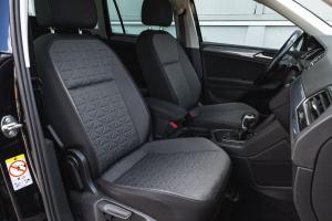 Black Volkswagen Tiguan 2021 in Ventspils, with an engine capacity of 1.50 L and mileage of 69 thousand km for 23900 €, photo 18 on AUTOMOTO.COM.LV