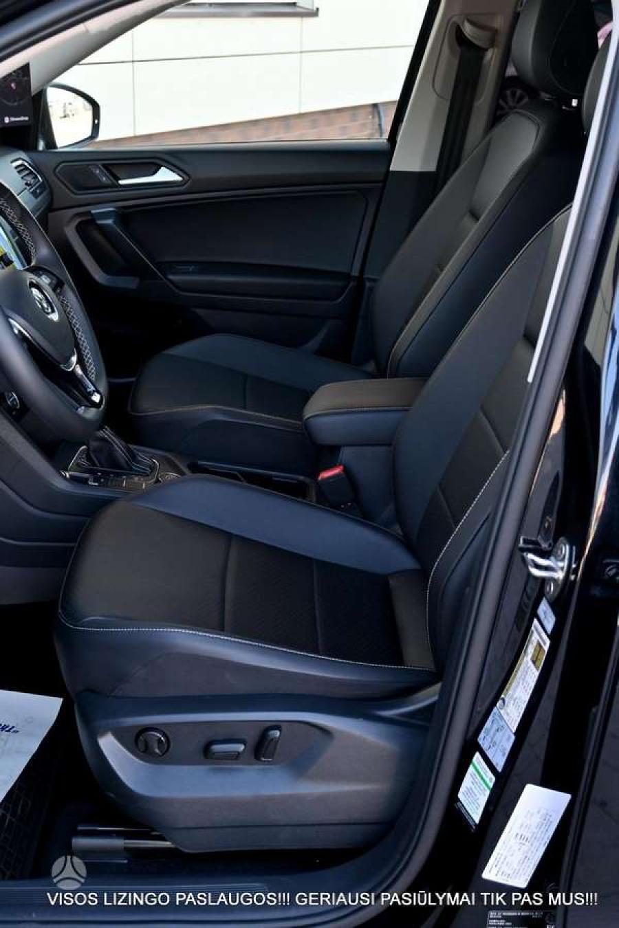 Black Volkswagen Tiguan 2021 in Kretinga, with an engine capacity of 1.98 L and mileage of 212 thousand km for 17499 €, photo 18 on AUTOMOTO.COM.LV
