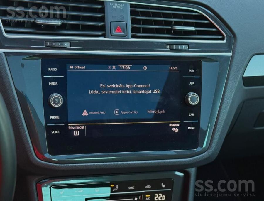 Melns Volkswagen Tiguan 2021 Rīga, ar dzinēja tilpumu 2.00 L un nobraukumu 198 tūkst. km par 21500 €, foto 33 vietnē AUTOMOTO.COM.LV