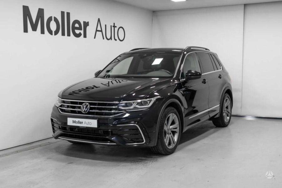 Melns Volkswagen Tiguan 2022 Viļņa, ar dzinēja tilpumu 1.50 L un nobraukumu 73 tūkst. km par 25900 €, foto 1 vietnē AUTOMOTO.COM.LV
