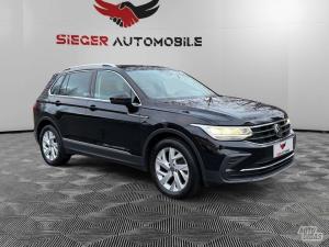 Black Volkswagen Tiguan 2022 in Kaunas, with an engine capacity of 2.00 L and mileage of 52 thousand km for 32690 €, photo 7 on AUTOMOTO.COM.LV