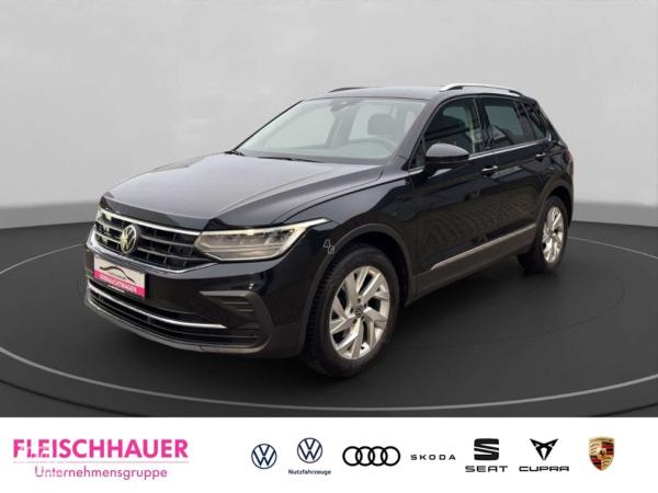 Melns Volkswagen Tiguan 2022 Kauņa, ar dzinēja tilpumu 1.50 L un nobraukumu 53 tūkst. km par 28570 €, foto 1 vietnē AUTOMOTO.COM.LV