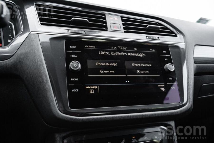 Melns Volkswagen Tiguan 2022 Rīga, ar dzinēja tilpumu 2.00 L un nobraukumu 80 tūkst. km par 29500 €, foto 17 vietnē AUTOMOTO.COM.LV