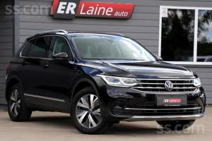 Melns Volkswagen Tiguan 2022 Tukums, ar dzinēja tilpumu 1.40 L un nobraukumu 123 tūkst. km par 22700 €, foto  vietnē AUTOMOTO.COM.LV