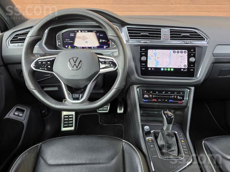 Black Volkswagen Tiguan 2022 in Riga, with an engine capacity of 1.40 L and mileage of 77 thousand km for 27950 €, photo 21 on AUTOMOTO.COM.LV