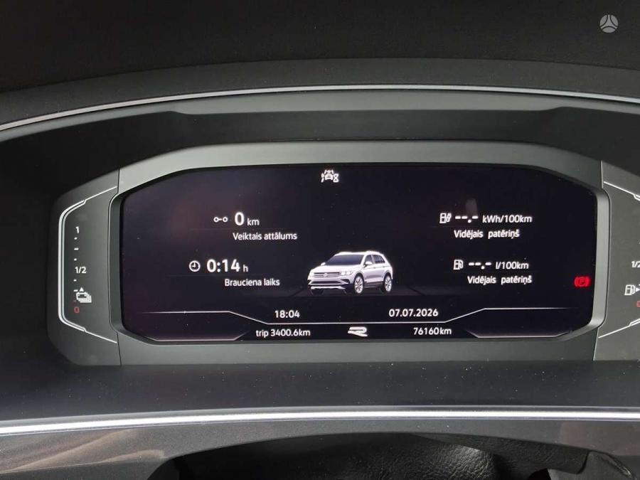 Black Volkswagen Tiguan 2022 in Riga, with an engine capacity of 1.40 L and mileage of 77 thousand km for 27950 €, photo 41 on AUTOMOTO.COM.LV