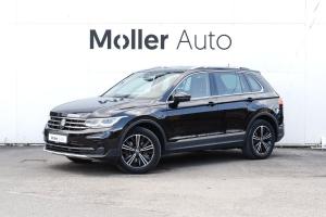 Melns Volkswagen Tiguan 2022 Rīga, ar dzinēja tilpumu 1.40 L un nobraukumu 134 tūkst. km par 24500 €, foto  vietnē AUTOMOTO.COM.LV