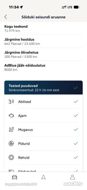 Черный Фольксваген Тигуан 2022 в Таллин, объемом двигателя 2.00 л и пробегом 72 тыс. км за 26600 €, фото 9 на AUTOMOTO.COM.LV