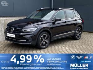 Black Volkswagen Tiguan 2023 in Kaunas, with an engine capacity of 1.50 L and mileage of 45 thousand km for 32381 €, photo  on AUTOMOTO.COM.LV