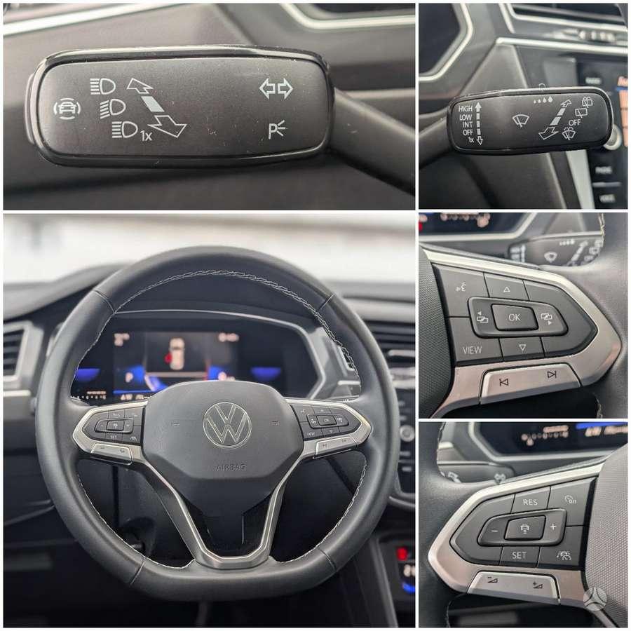 Black Volkswagen Tiguan 2023 in Vilnius, with an engine capacity of 2.00 L and mileage of 15 thousand km for 24400 €, photo 19 on AUTOMOTO.COM.LV