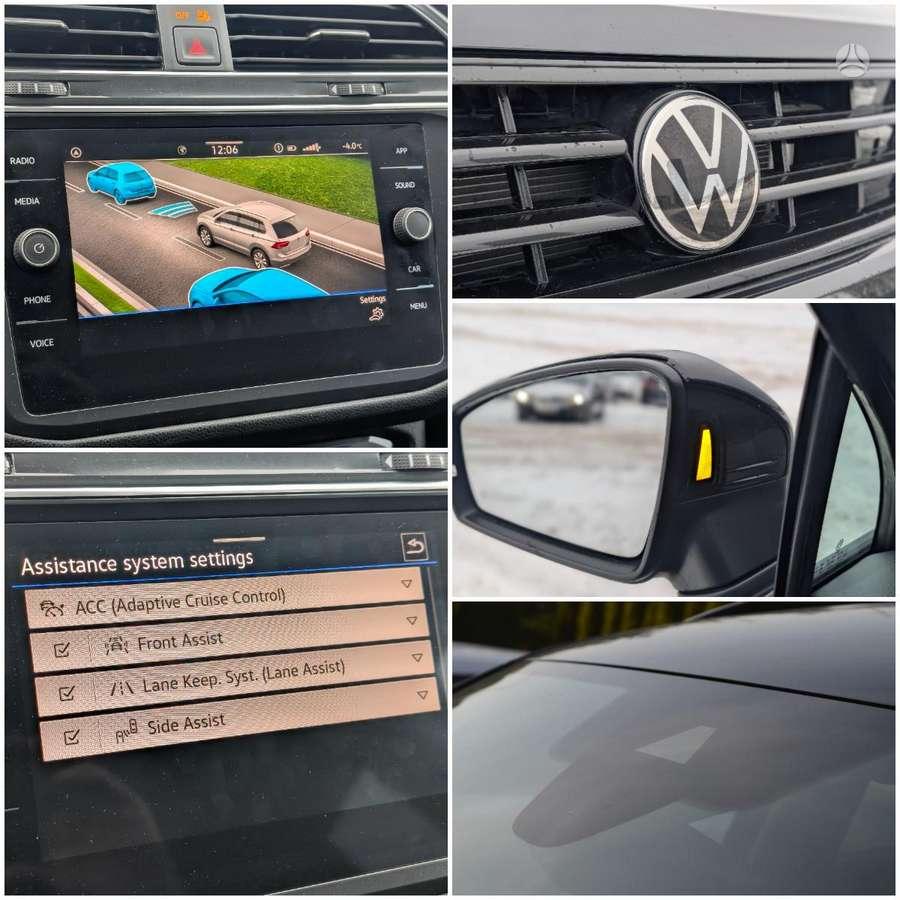 Black Volkswagen Tiguan 2023 in Vilnius, with an engine capacity of 2.00 L and mileage of 15 thousand km for 24400 €, photo 21 on AUTOMOTO.COM.LV