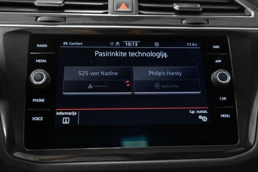 Black Volkswagen Tiguan 2023 in Vilnius, with an engine capacity of 2.00 L and mileage of 128 thousand km for 31950 €, photo 19 on AUTOMOTO.COM.LV