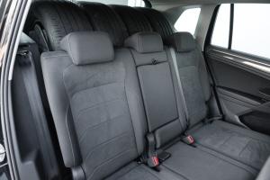 Black Volkswagen Tiguan 2023 in Riga, with an engine capacity of 1.50 L and mileage of 61 thousand km for 24950 €, photo 9 on AUTOMOTO.COM.LV