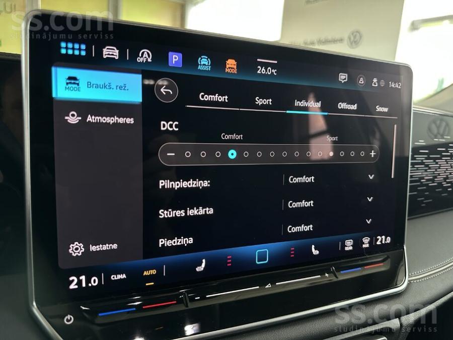 Черный Фольксваген Тигуан 2024 в Валмиера, объемом двигателя 2.00 л и пробегом 18 тыс. км за 39500 €, фото 13 на AUTOMOTO.COM.LV