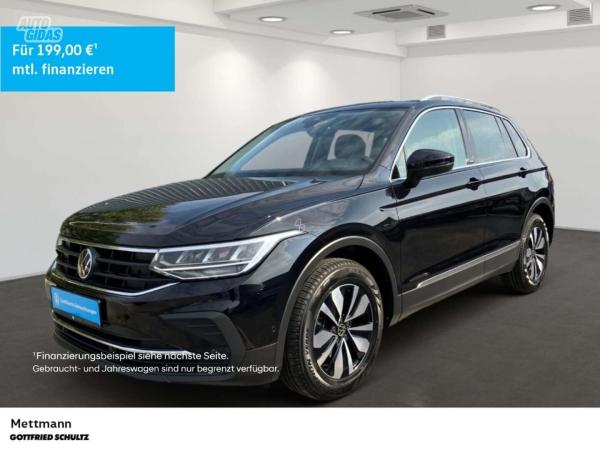 Melns Volkswagen Tiguan 2024 Kauņa, ar dzinēja tilpumu 1.50 L un nobraukumu 19 tūkst. km par 32690 €, foto 1 vietnē AUTOMOTO.COM.LV