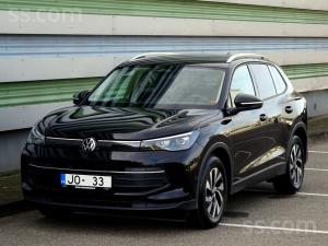 Black Volkswagen Tiguan 2024 in Riga, with an engine capacity of 2.00 L and mileage of 13 thousand km for 35900 €, photo  on AUTOMOTO.COM.LV