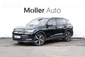 Melns Volkswagen Tiguan 2024 Rīga, ar dzinēja tilpumu 1.50 L un nobraukumu 46 tūkst. km par 31950 €, foto  vietnē AUTOMOTO.COM.LV
