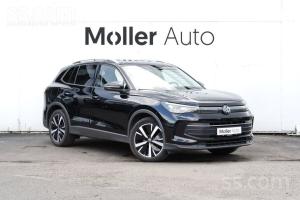 Black Volkswagen Tiguan 2024 in Riga, with an engine capacity of 1.50 L and mileage of 46 thousand km for 30900 €, photo 3 on AUTOMOTO.COM.LV