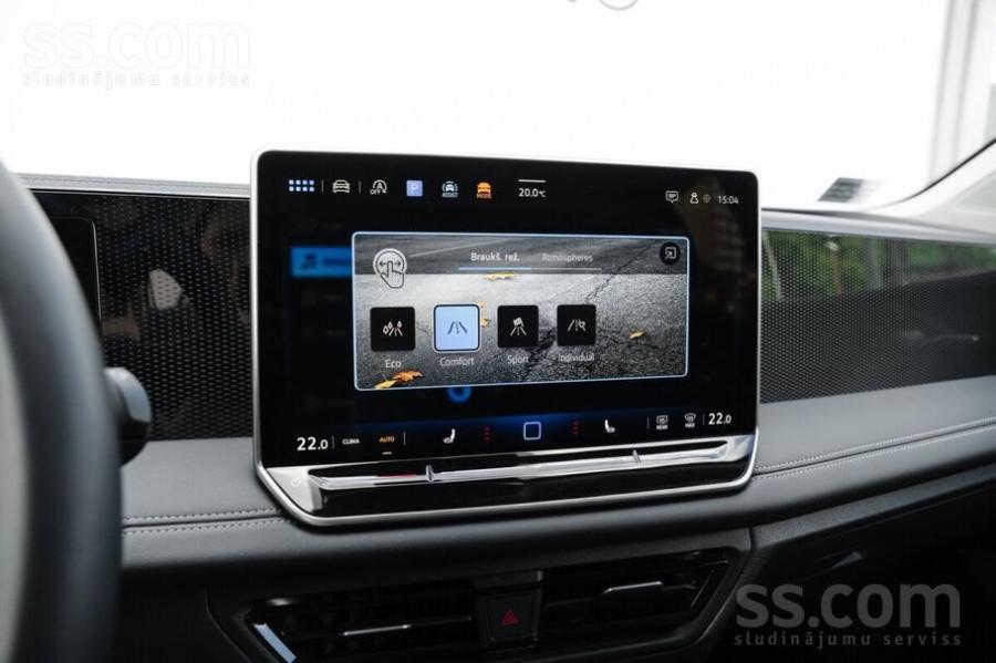 Black Volkswagen Tiguan 2024 in Riga, with an engine capacity of 1.50 L and mileage of 46 thousand km for 30900 €, photo 22 on AUTOMOTO.COM.LV