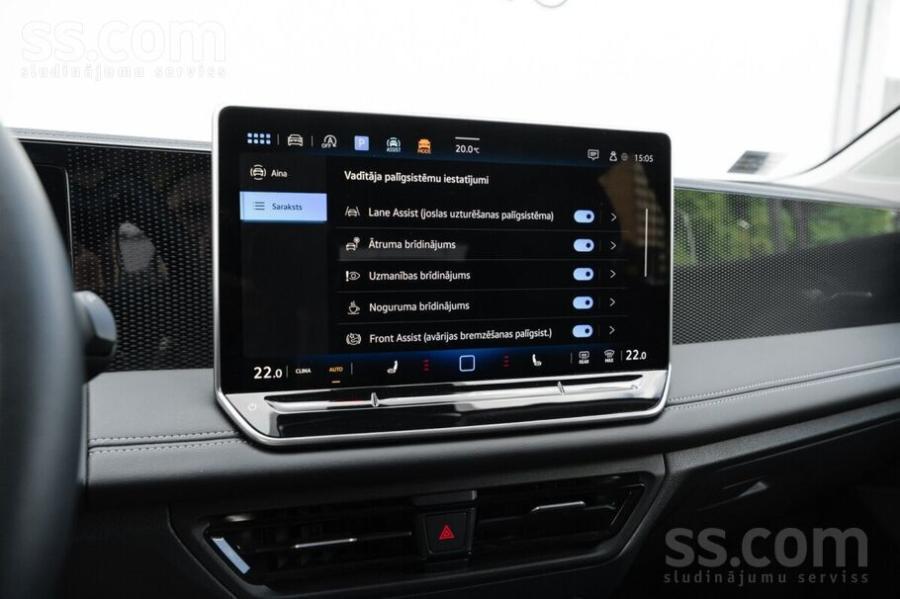 Black Volkswagen Tiguan 2024 in Riga, with an engine capacity of 1.50 L and mileage of 46 thousand km for 30900 €, photo 25 on AUTOMOTO.COM.LV