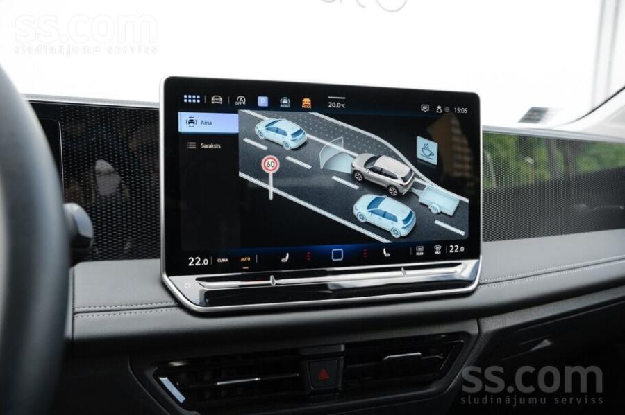 Black Volkswagen Tiguan 2024 in Riga, with an engine capacity of 1.50 L and mileage of 46 thousand km for 30900 €, photo 27 on AUTOMOTO.COM.LV