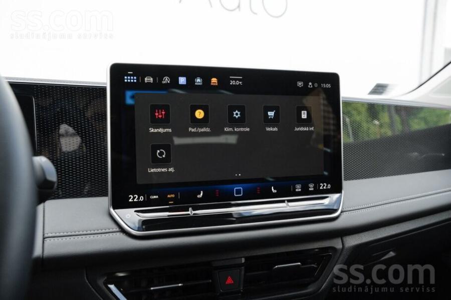 Black Volkswagen Tiguan 2024 in Riga, with an engine capacity of 1.50 L and mileage of 46 thousand km for 30900 €, photo 28 on AUTOMOTO.COM.LV