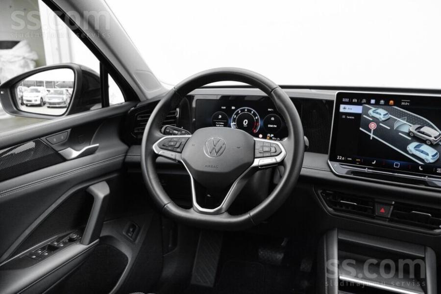 Black Volkswagen Tiguan 2024 in Riga, with an engine capacity of 1.50 L and mileage of 46 thousand km for 30900 €, photo 32 on AUTOMOTO.COM.LV